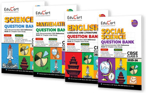 Educart CBSE Question Bank Class 9 2025-26 Bundle - Science ...