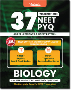 Vedantu NEET 37 Years PYQ Biology Book | Chapterwise Mock Test & Solved ...