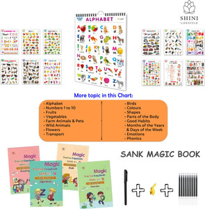 Kids Sank Magic Book with All In One Spiral Chart | Educational Chart ...