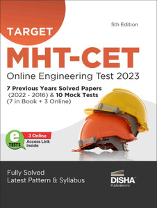 Target Mht-Cet Online Engineering Test 2023 - 7 Previous Year Solved ...