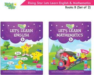Rising Star Lets Learn English & Maths Activity Book Set B| Set of 2 ...