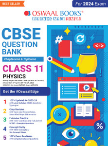 Oswaal CBSE Class 11 Physics Question Bank (2024 Exam): Buy Oswaal CBSE ...