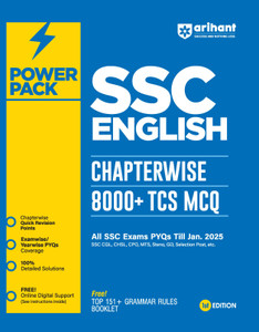 Arihant Power Pack Series for SSC English Chapterwise 8000+ TCS MCQ All ...
