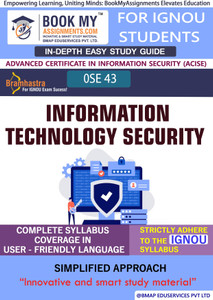 IGNOU OSE 43 Information Technology Security Study Material (In Depth ...