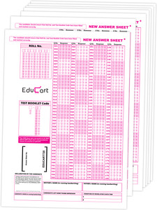 Educart 100 OMR Sheets For Practice NEET 2025 Exam (180 MCQ with Latest ...