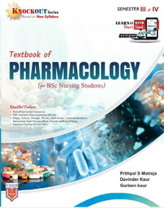 Textbook of Pharmacology for Bsc Nursing Students: Buy Textbook of ...