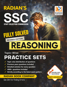 SSC Reasoning Topic-Wise Practice Set Book for Exams 2025 in English ...