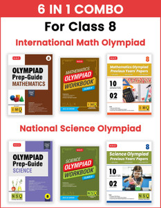 MTG Class-8 Mathematics & Science (IMO-NSO) Olympiad Workbook, Prep ...