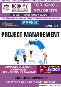 IGNOU MMPO 002 Project Management Study Material (In Depth Guide) For ...