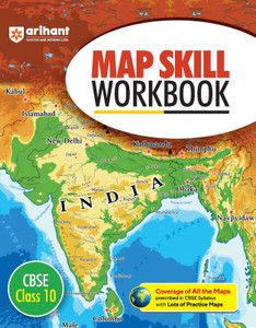 Arihant CBSE Map Skill Workbook for Class 10 Exam - Complete Coverage ...