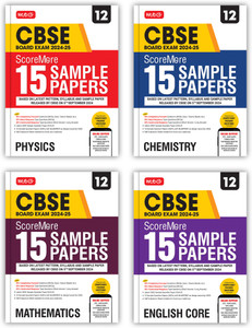 MTG CBSE Class 12 ScoreMore 15 Sample Papers Physics, Chemistry ...