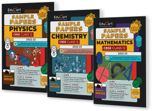 Educart CBSE Class 12 Sample Papers 2022-23 Bundle - Physics, Chemistry ...