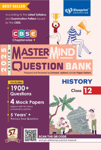 History Class 12 CBSE Question Bank by Mastermind 2024-25 - with CBSE ...