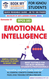 IGNOU BPCS 183 Emotional Intelligence Quick Readable Notes | Important ...