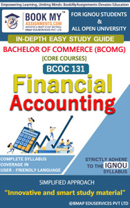 IGNOU BCOC 131 Financial Accounting In Depth Guide For Ignou Student ...