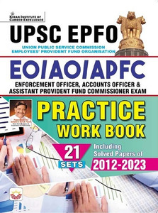 UPSC EPFO EO/AO/APFC Exam Practice Work Book Including Solved Papers ...
