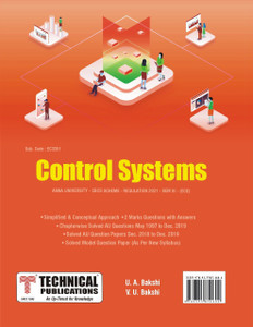 Control Systems for BE Anna University R21CBCS (III-ECE - EC3351): Buy ...