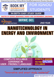 IGNOU MRWE 001 Nanotechnology in Energy and Environment In Depth Guide ...