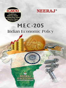 NEERAJ PUBLICATIONS (MEC-205) Indian Economic Policy, English Medium ...