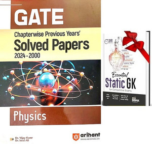 Arihant Gate Solved Papers 2024 Physics+STATIC GK: Buy Arihant Gate ...