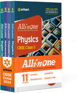 Arihant All In One Class 11th Physics, Chemistry, Mathematics, English ...