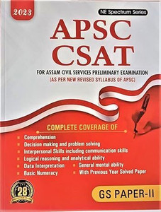 NE SPECTRUM SERIES : APSC CSAT FOR ASSAM CIVIL SERVICES PRELIMINARY ...