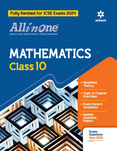(Old Edition) Arihant All In One Class 10th Mathematics for ICSE Exam ...