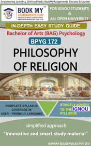 IGNOU BPYG 172 Philosophy of Religion Study Material (In Depth Guide ...
