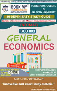 IGNOU BCO 003 General Economics Study Material (In Depth Guide) For ...