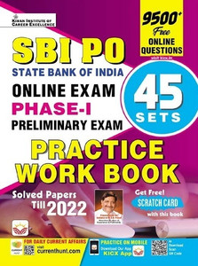 SBI PO Online Exam Phase 1 Preliminary Exam Practice Work Book (English ...
