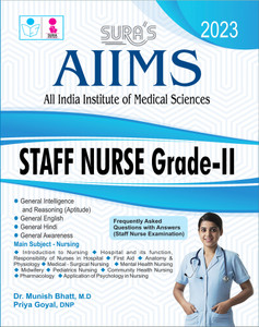 SURA`S AIIMS Staff Nurse Grade-II Exam Book In English Medium - Latest ...