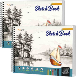 Big Size Pemium Sketch Book : Spiral-bound art notebooks, Art colouring ...