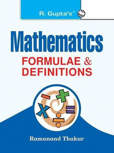 Mathematics Formulae & Definitions 25 Edition: Buy Mathematics Formulae ...
