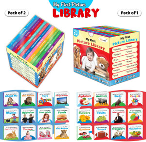Lkg Class Picture Book Box Set (Red and Blue Edition) : Board Books For ...