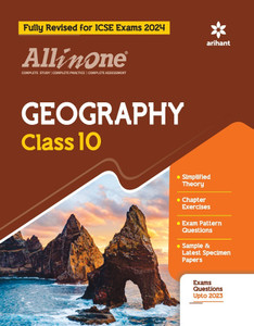 Arihant All In One Class 10th Geography for ICSE Exam 2024 Fifth ...