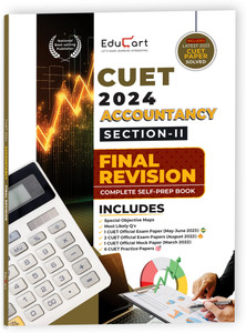 Educart Accountancy Section-2 NTA CUET UG Entrance Exam Book 2024 Final ...
