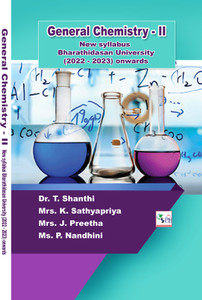 General Chemistry - II: Buy General Chemistry - II by Dr. T. Shanthi ...