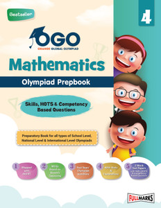 Full Marks OGO Maths Olympiad Class 4 Prepbook / Guide with Competency ...