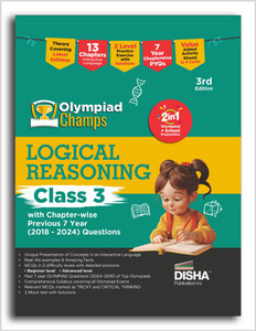 Olympiad Champs Logical Reasoning Class 3 with Chapter-wise Previous 7 ...