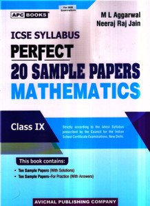 Icse Perfect 20 Sample Papers Mathematics-Ix: Buy Icse Perfect 20 ...