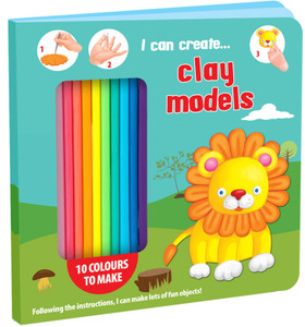 HELLO FRIEND Clay Modeling Board Book How to make clay models with 10 ...