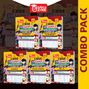 EDUCAZONE CBSE Class 10 Sample Question Papers Combo Pack Book For 2025 ...