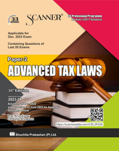 Scanner for Advanced Tax Laws (Paper 2) - Containing questions of last ...