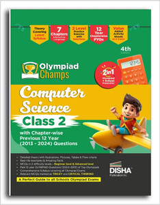 Olympiad Champs Computer Science Class 2 with Chapter-wise Previous 12 ...