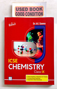 ICSE CHEMISTRY CLASS-IX: Buy ICSE CHEMISTRY CLASS-IX by Dr. A. K ...