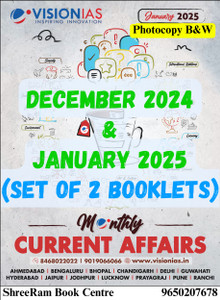 Vision IAS Monthly Magazine Current Affairs JANUARY 2025 and DECEMBER ...