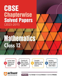 CBSE CHAPTERWISE SOLVED PAPER MATHEMATICS CLASS 12th (Edition12) - CBSE ...