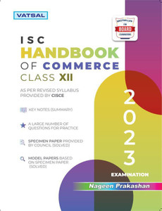 Vatsal ISC Commerce Handbooks for Class 12th - Nageen Prakashan: Buy ...