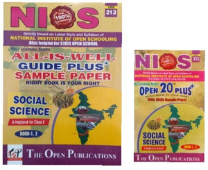 NIOS Class 10 Social Science 211 Guide + Open 20 Plus Most Important ...