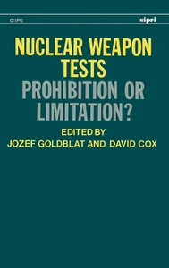 Nuclear Weapon Tests (Academic Books) Edition: Buy Nuclear Weapon Tests ...